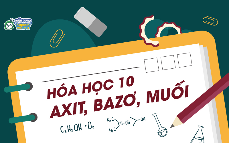 Tổng Hợp Kiến Thức Về Axit, Bazơ, Muối Lớp 11